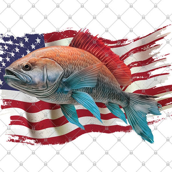 Sublimation Tumblers Redfish With Flag - Etsy