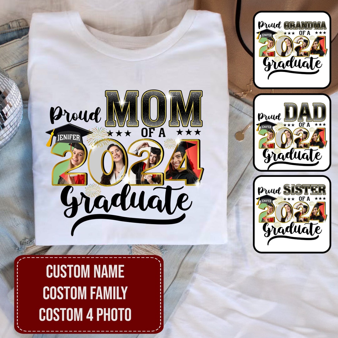 Personalized Graduation 2024 Shirts, Proud Family Graduate 2024 ...