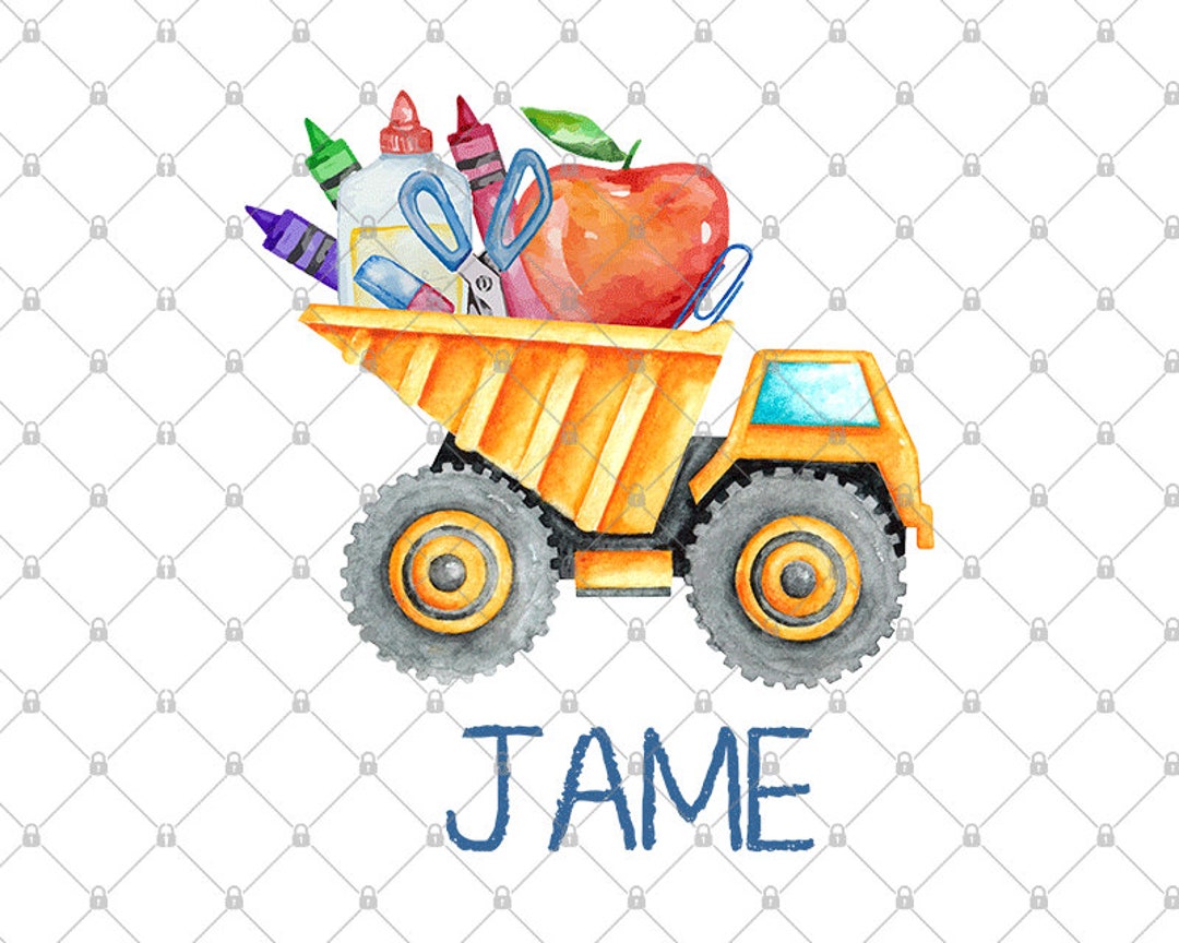 Personalized Student Name Png Back to School Kids Crayon Name - Etsy