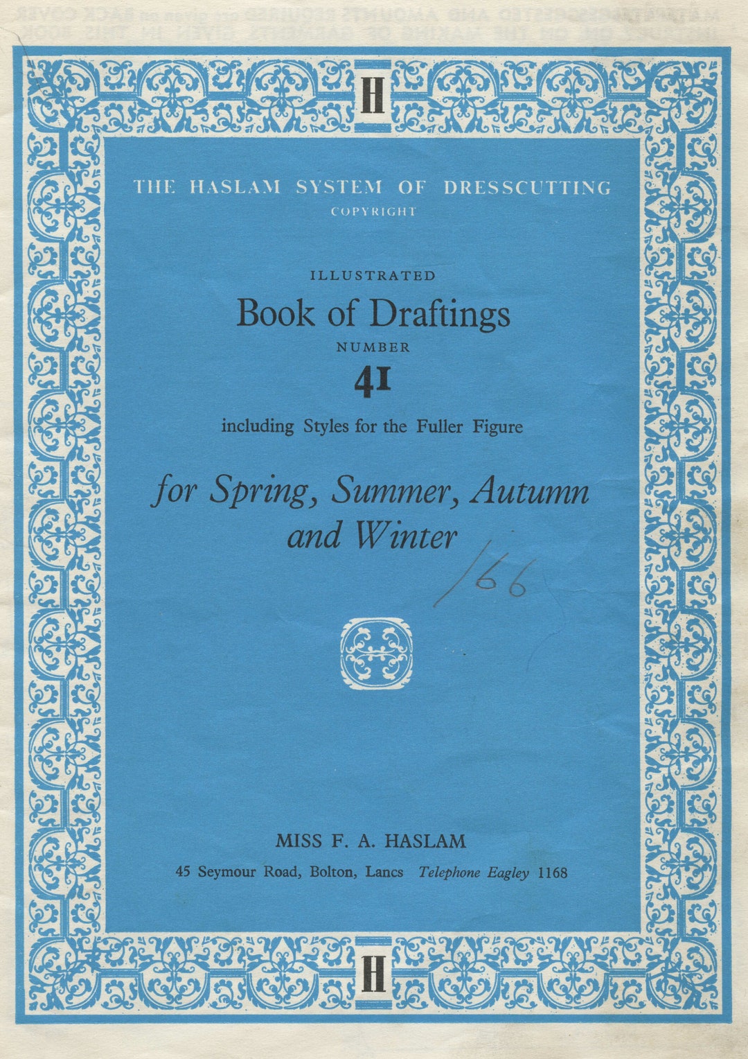 Haslam System of Dresscutting - Spring, Summer, Autumn and Winter - No ...