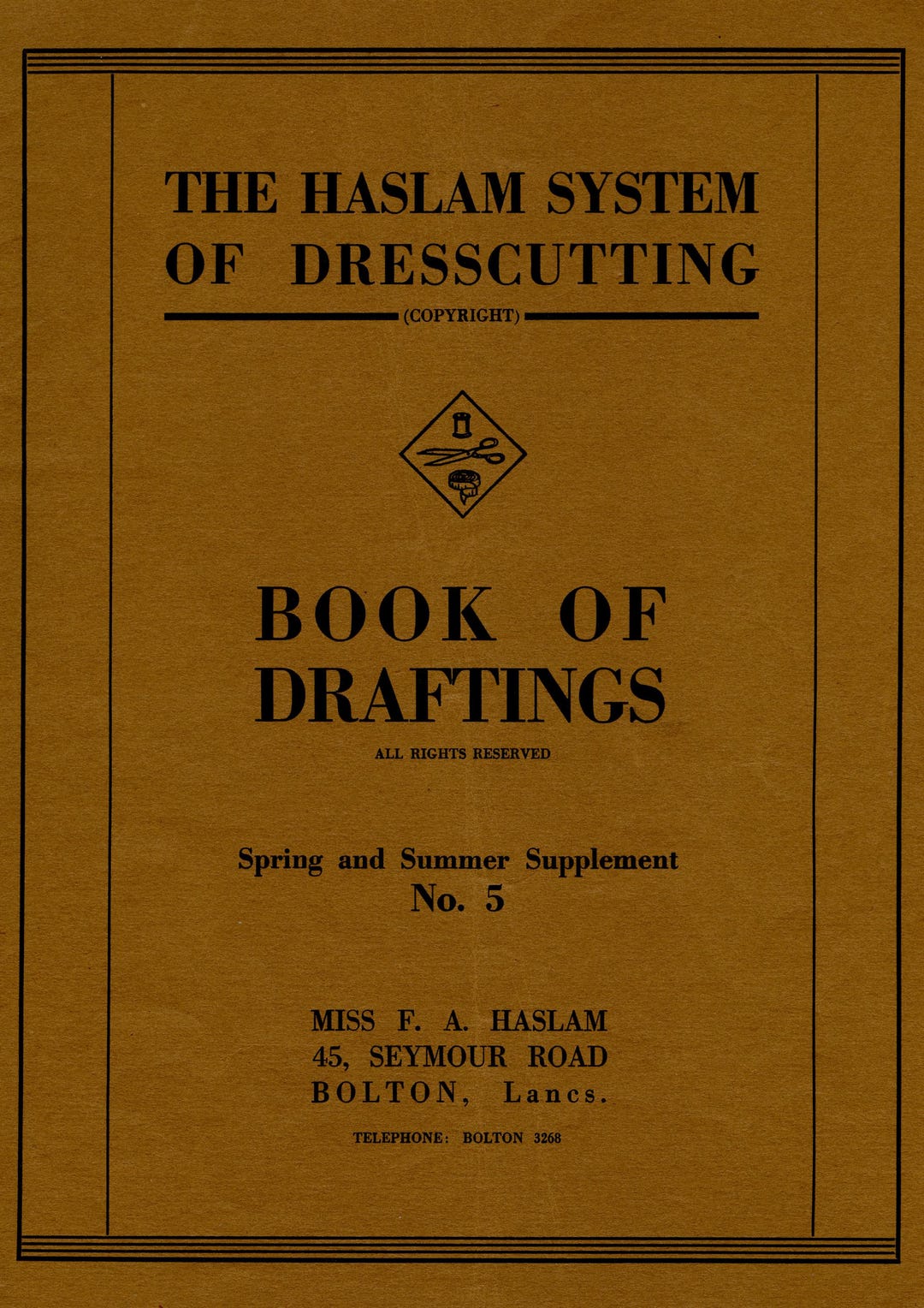 Haslam System of Dresscutting - Spring and Summer - No. 5 (1934) - PDF ...