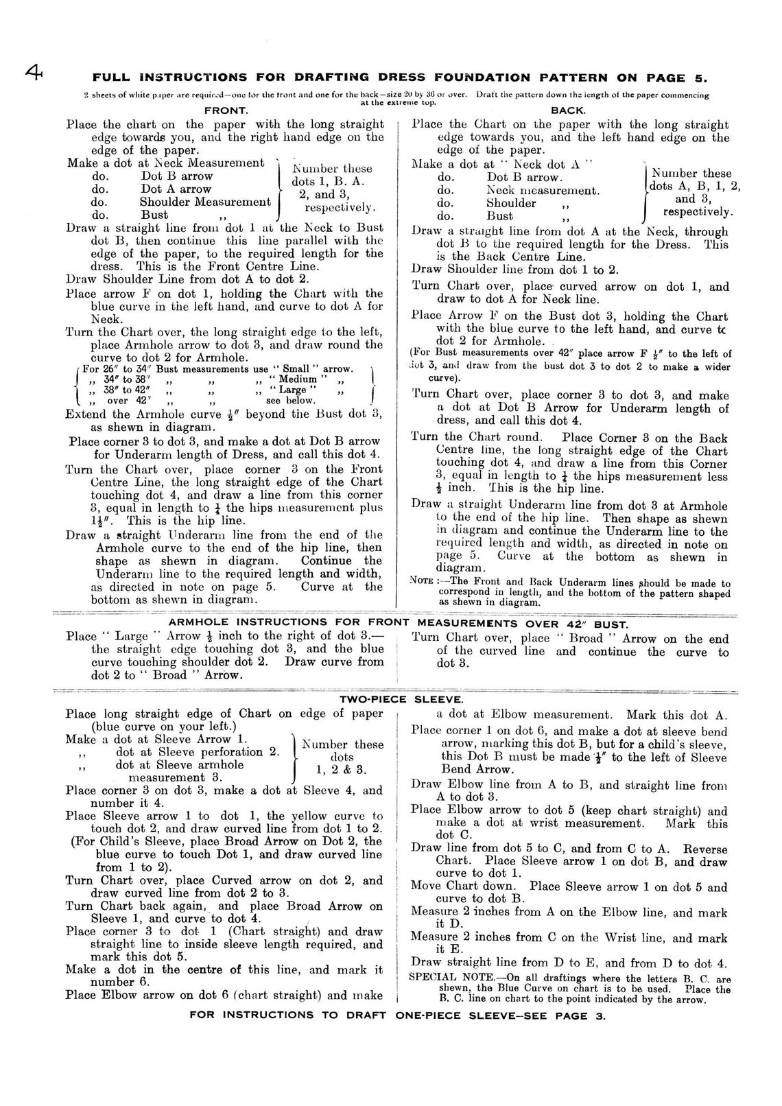 Haslam System of Dresscutting - Book of Drafting - No. 4 (1927) - PDF ...