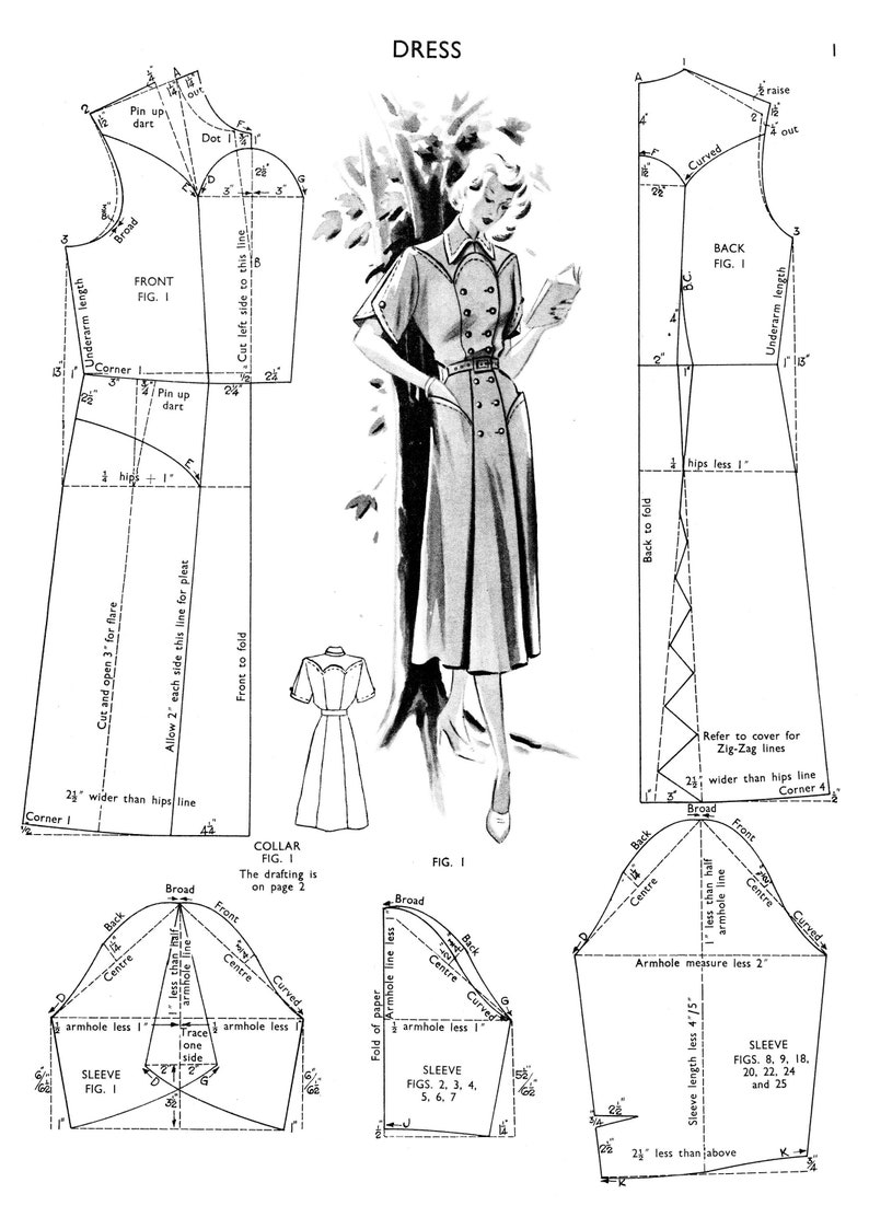 Haslam System of Dresscutting - Autumn and Winter - No. 27 (1950) - PDF ...