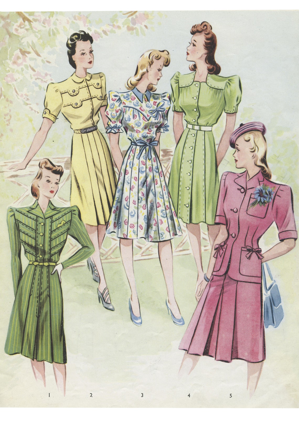 Haslam System of Dresscutting - Spring and Summer - No. 13 (1943) - PDF ...