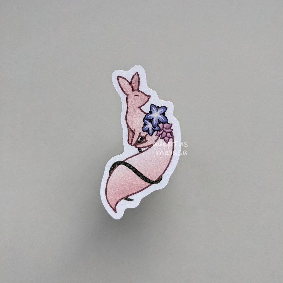 Eimiko Fox Vinyl Sticker Genshin Impact Vinyl Sticker Yae - Etsy