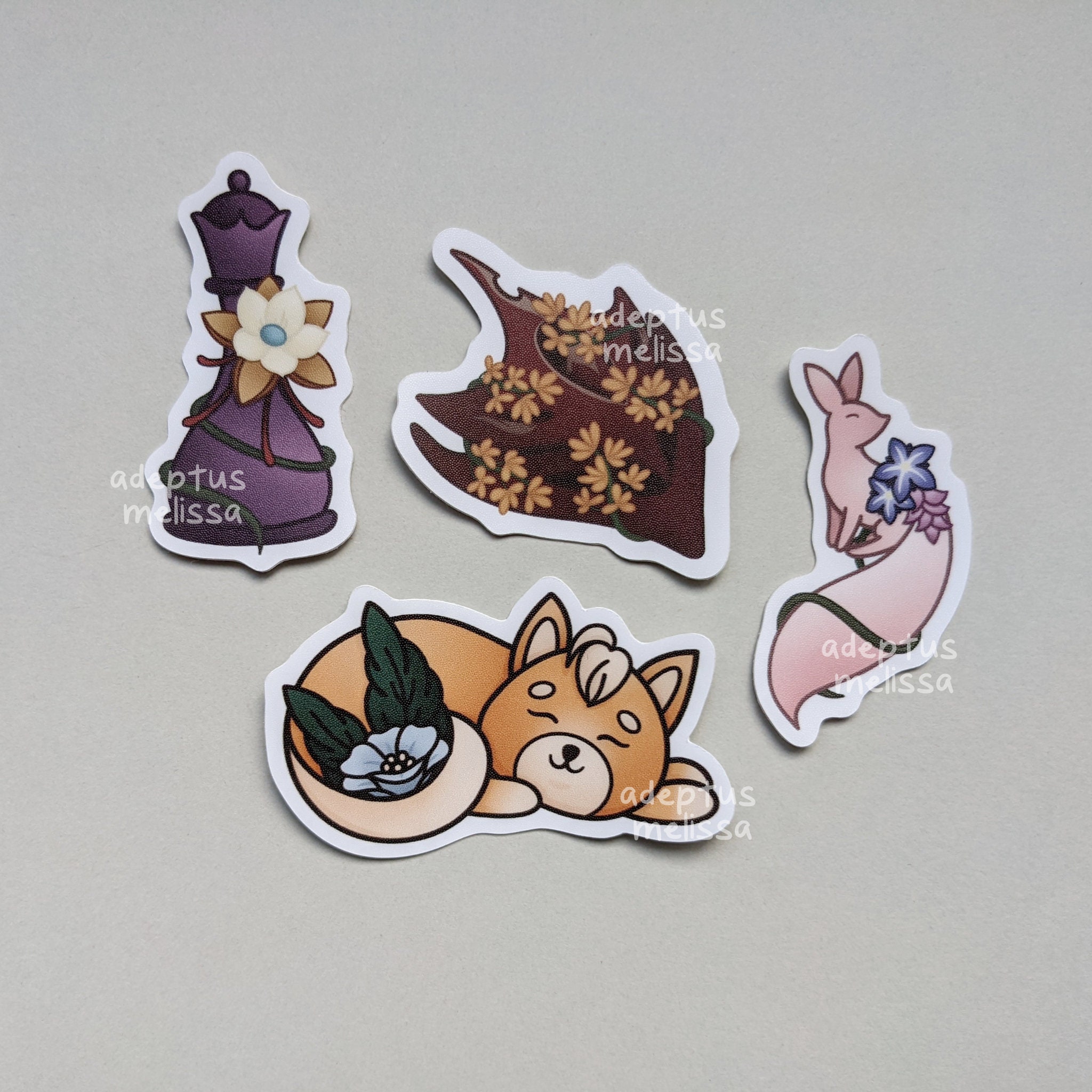 Genshin Impact Vinyl Sticker BUNDLE - Etsy