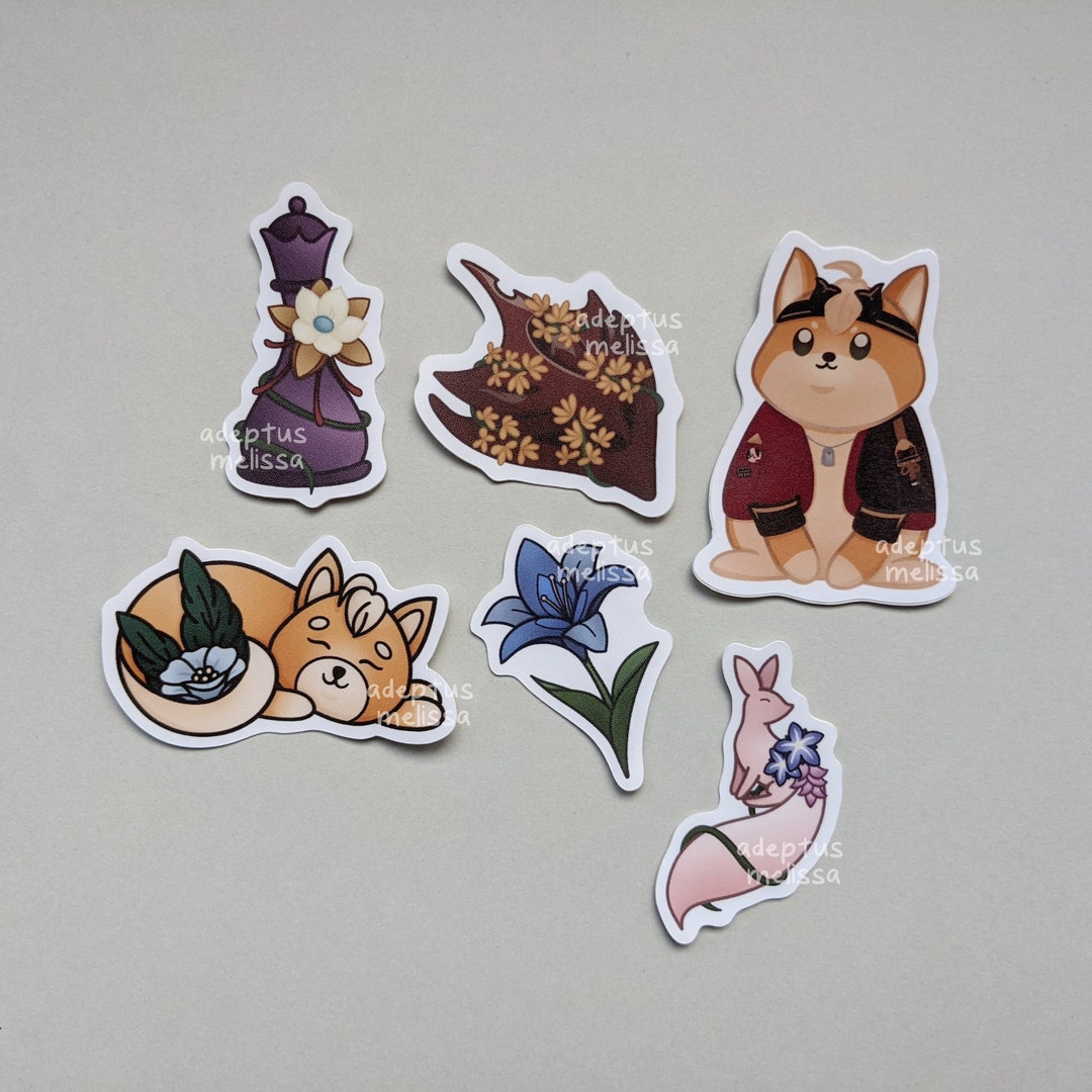 Genshin Impact Vinyl Sticker BUNDLE - Etsy