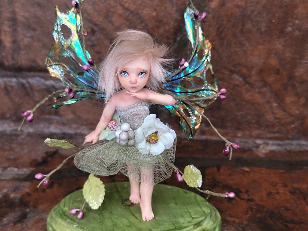 Sale..enchanted Forest Fairy, Barefoot Short Hair Pixie, Cute Realistic ...