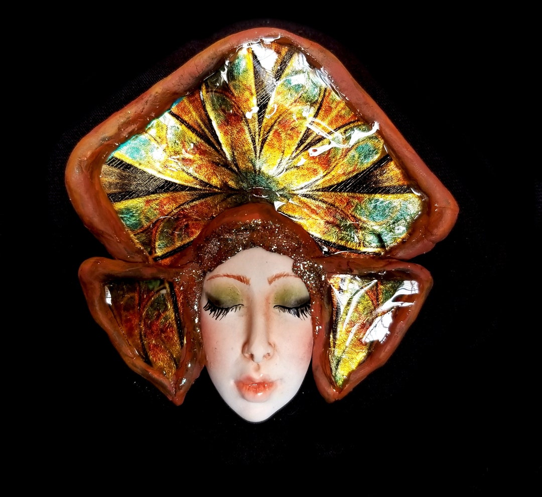 Reserved.....golden Oracle Fairy Goddess Mother Earth Queen, Art Doll ...