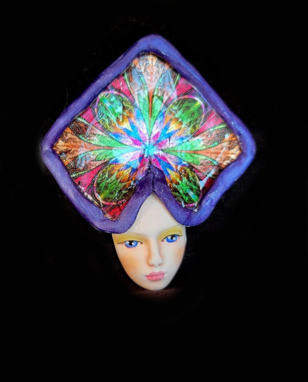 NEW Enchanted Oracle Fairy Goddess Mother Earth Queen, Art Doll Face ...