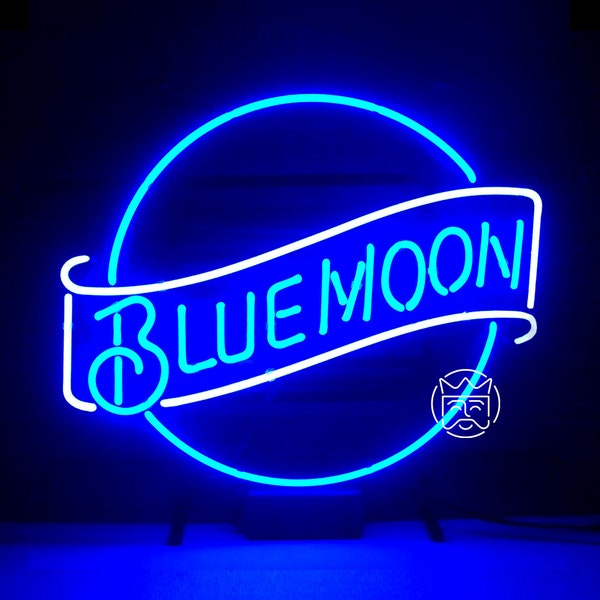 Blue Moon Beer Neon Sign - Etsy