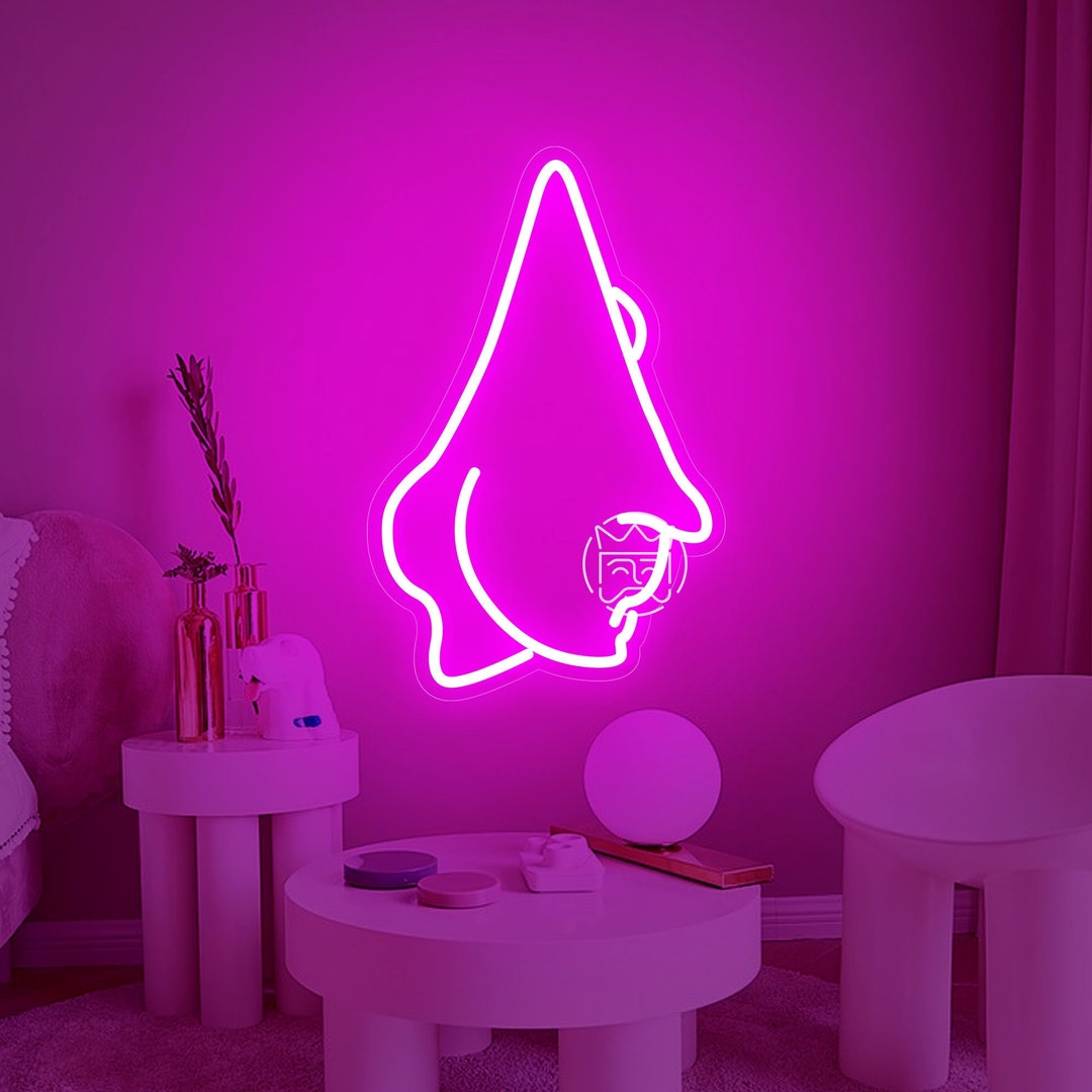 Pink Starfish Neon Sign Patrick Star Sign Custom Neon Signs - Etsy