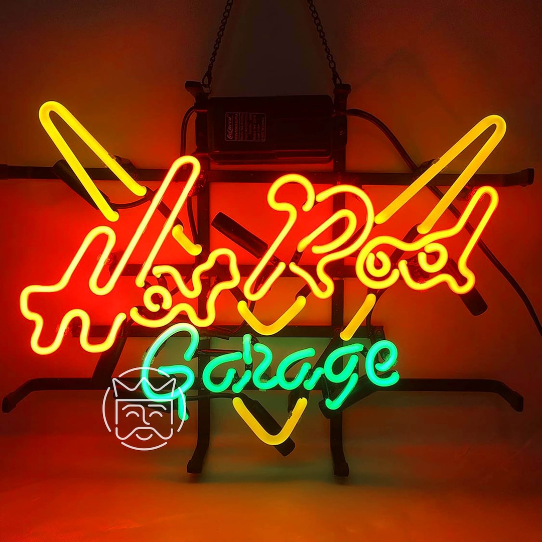 Hot Rod Garage Handmade Real Glass Neon Sign Light Art Wall - Etsy UK