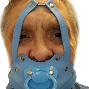 Pacifier Gag Head Harness ABDL Pacifier Gag - Etsy