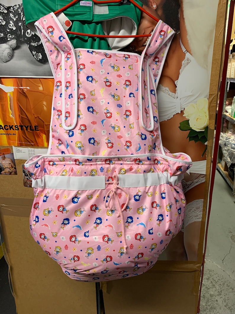 Lucky P Extreme Super Strict High Cut Thick Dungarees ABDL Rompers ...