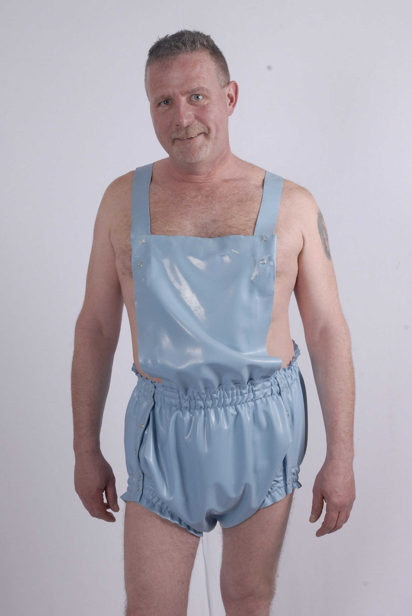 ABDL Knöpfbare Windelhose m. Latz und Trägern Latzhose MOMO GUWI - Etsy.de