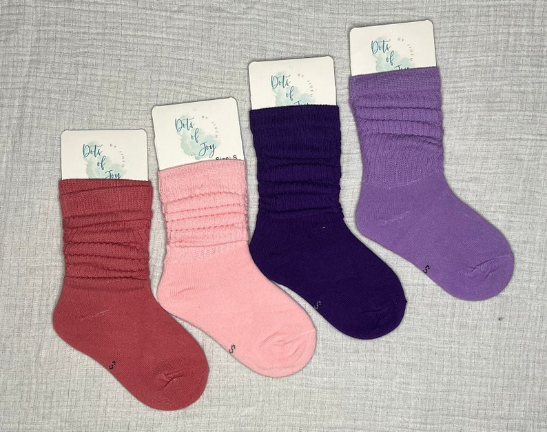 Kids/baby/toddler Slouch/scrunch Socks - Etsy