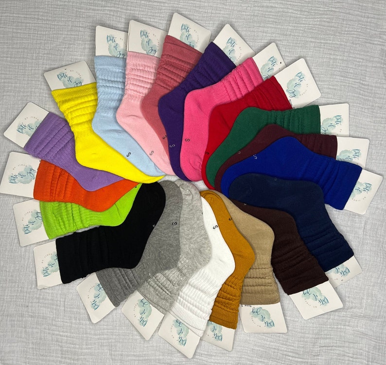Kids/baby/toddler Slouch/scrunch Socks - Etsy