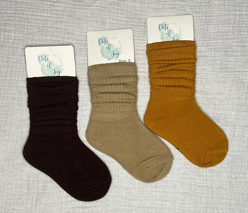 Kids/baby/toddler Slouch/scrunch Socks - Etsy