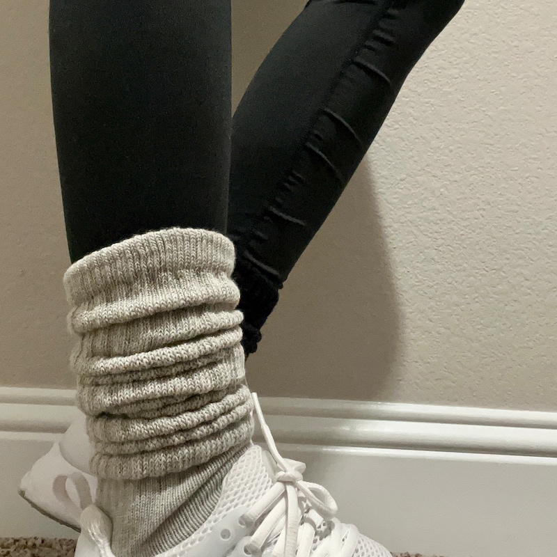 Slouchy Socks - Etsy