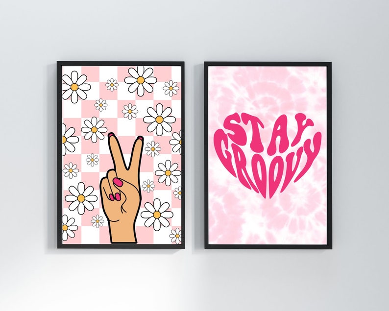 Preppy Wall Art, Preppy Room Decor, Pink Preppy Prints, Preppy Wall ...