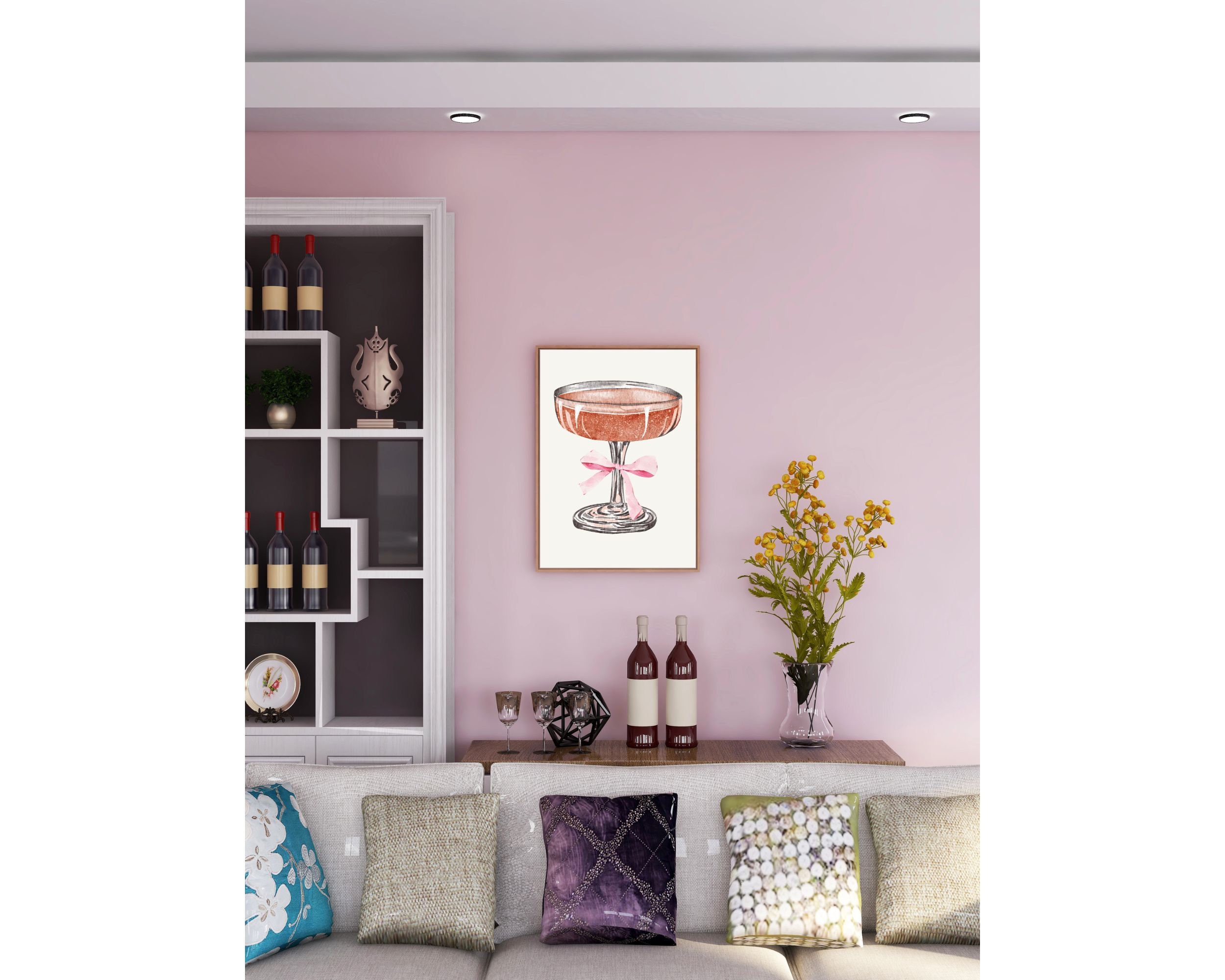 Coquette Printable Wall Art Set, Coquette Wall Decor, Coquette Wall Art ...