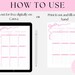 Coquette Cleaning Checklist, Printable Cleaning Tracker, Editable ...