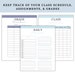 Student Planner Printable Pack, Study Pack, School and College ...