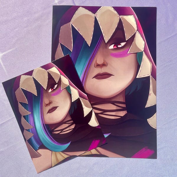 Arcane Jinx Hood - Etsy