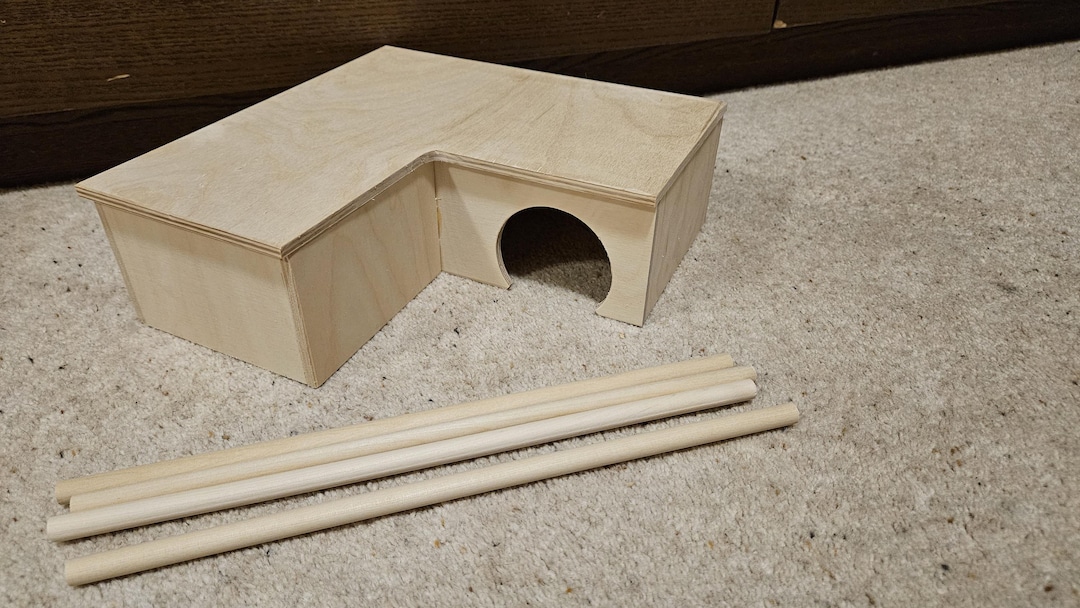 Hamster Multichamber Hide, Corner - Etsy