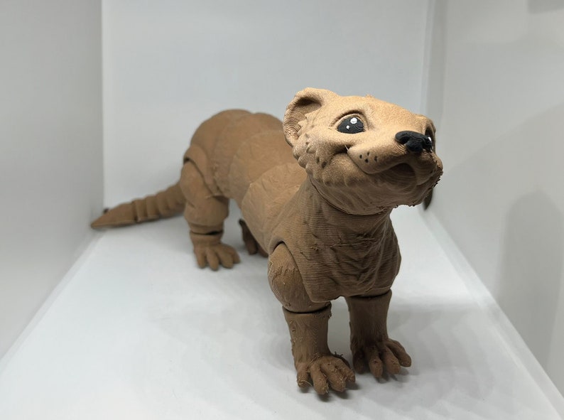 Custom Color Big Ferret Flexi 3D Print - Etsy