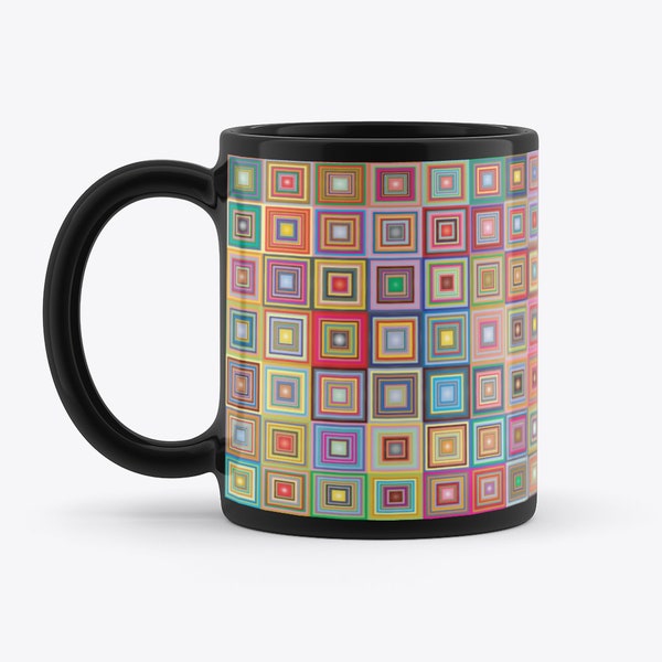 Geometric Mug - Etsy