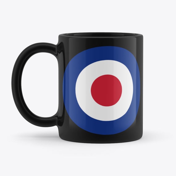 Mod Target Retro 60's RAF Roundel Nouveauté Cadeau Noir - Etsy France