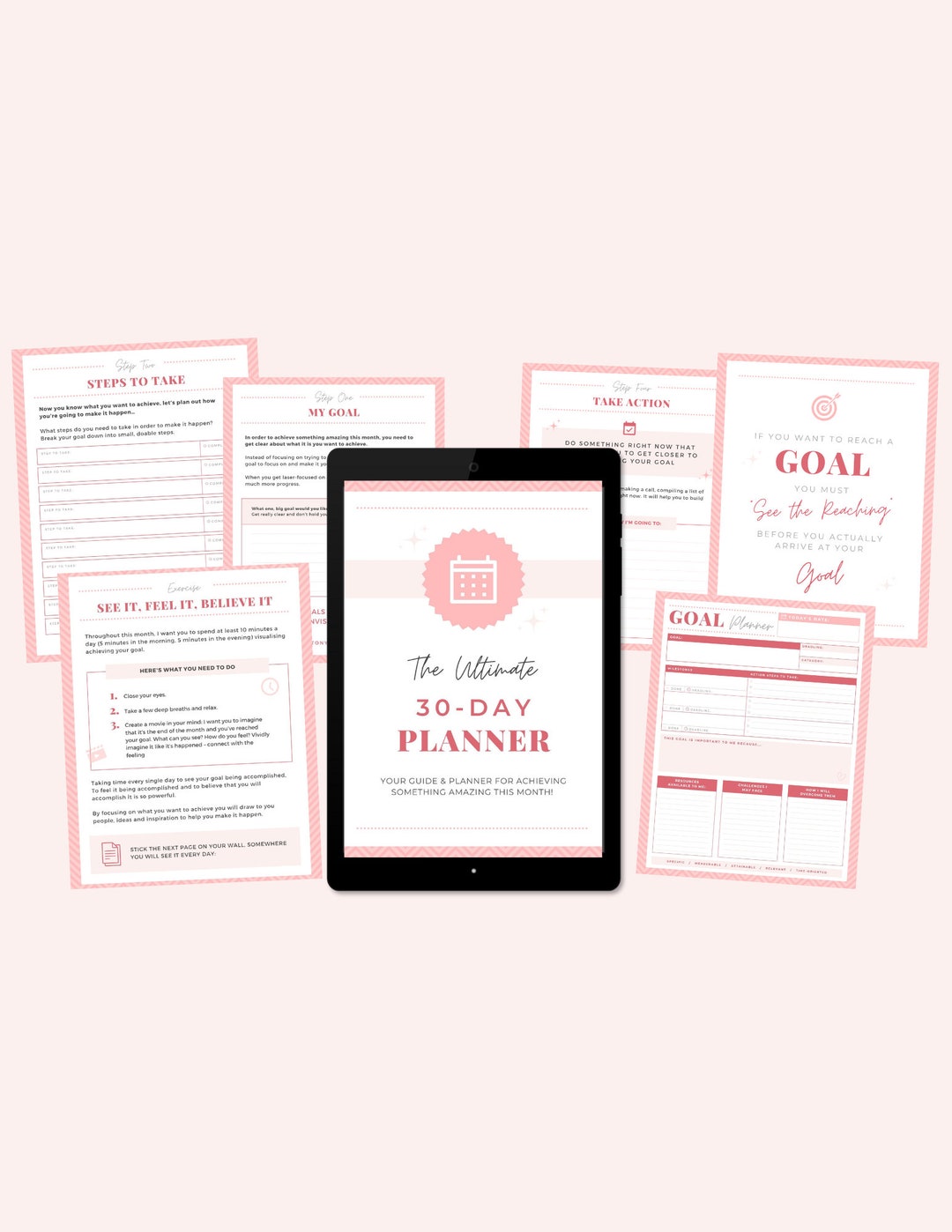 30 Day Planner - Etsy