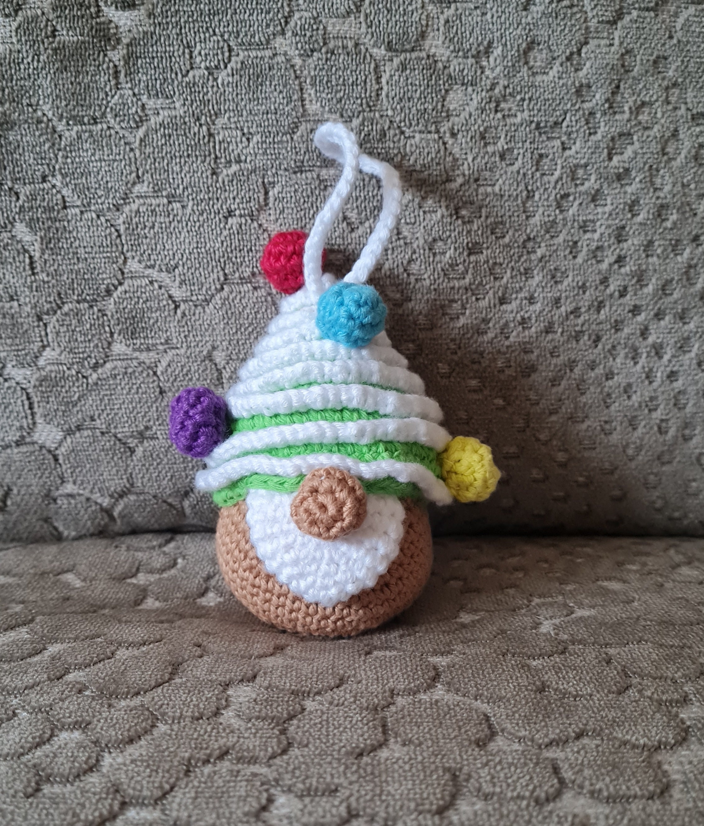 Amigurumi Christmas Tree Gonk, Tree Bauble, Christmas Decoration - Etsy
