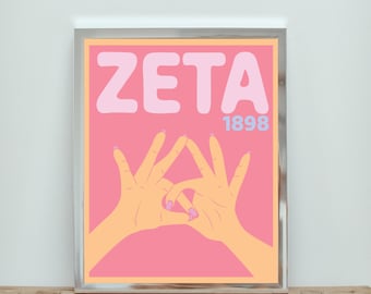 Zeta Hand Sign - Etsy