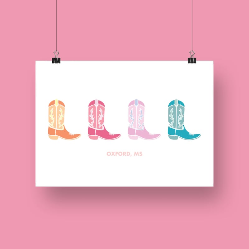 Ole Miss Preppy Prints - Etsy