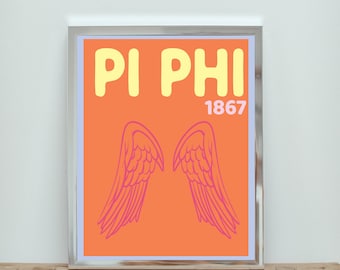 Pi Phi Poster - Etsy