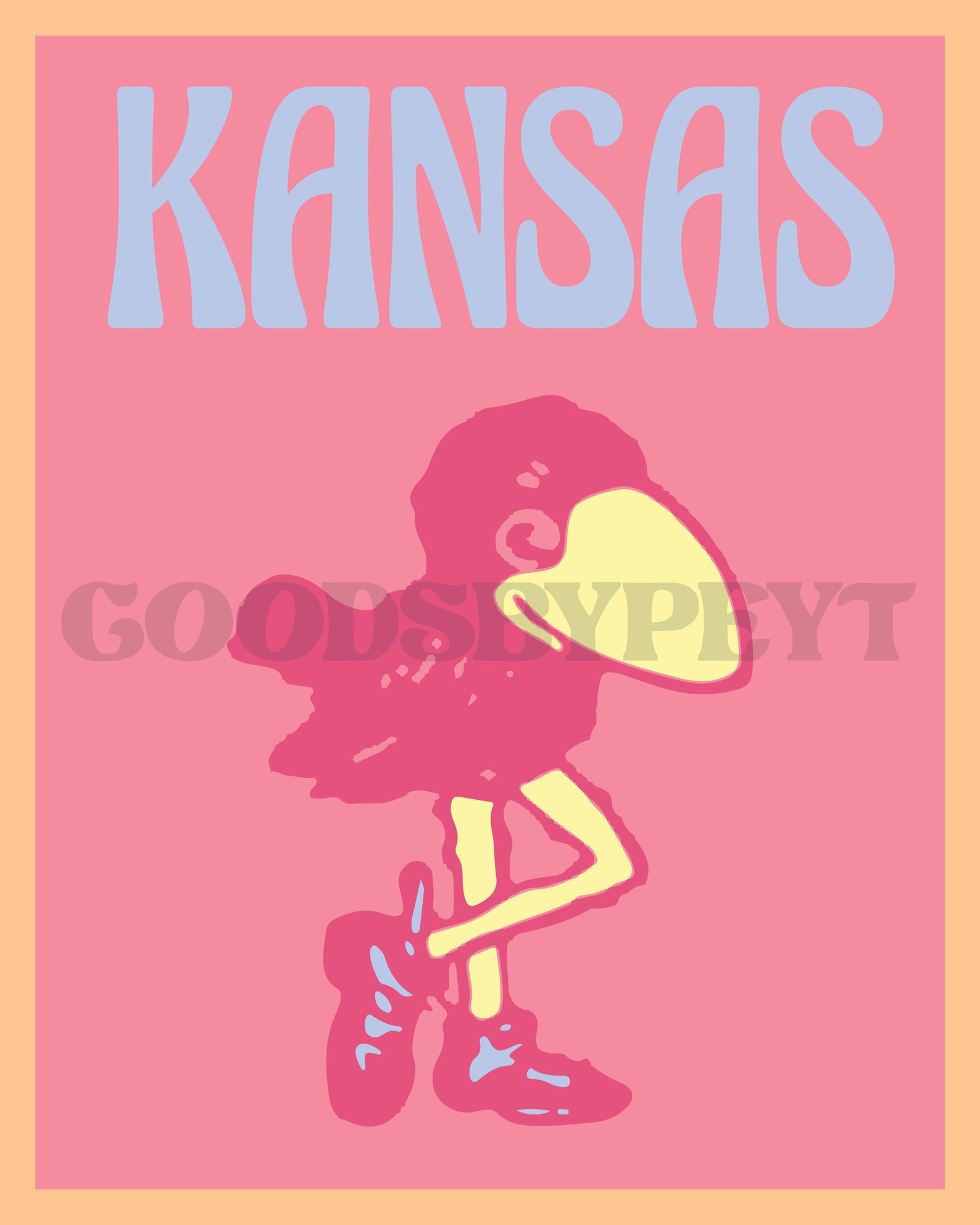 Vintage Kansas (KU) Jayhawks Print/poster - Digital File - Etsy