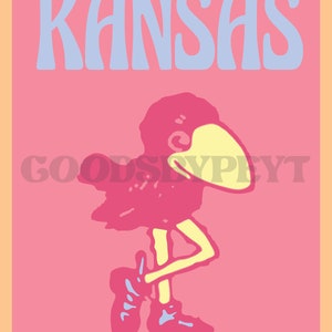 Vintage Kansas (KU) Jayhawks Print/poster - Digital File - Etsy
