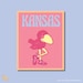Vintage Kansas (KU) Jayhawks Print/poster - Digital File - Etsy