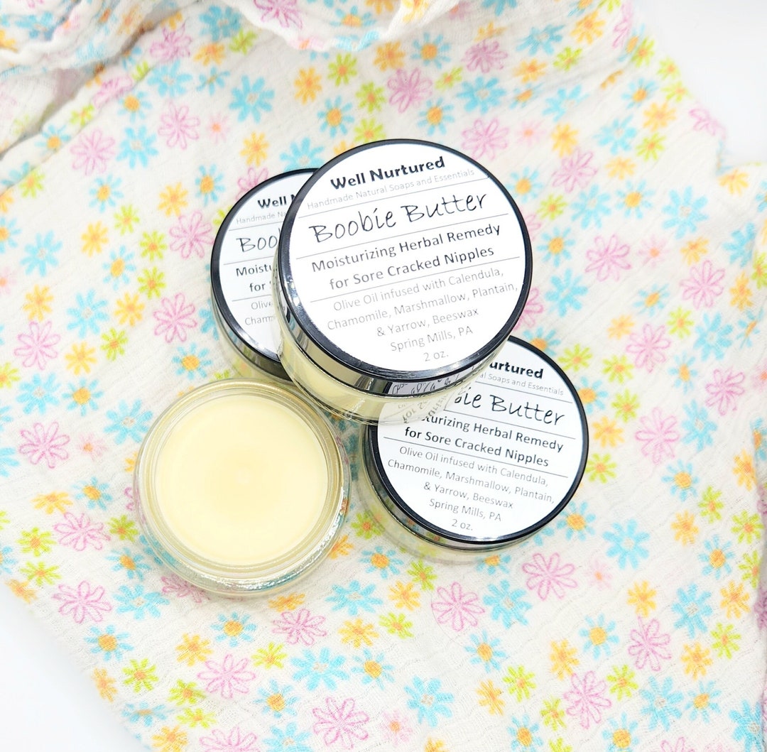Boobie Butter, Natural Nipple Cream, Breastfeeding, Nipple Balm ...