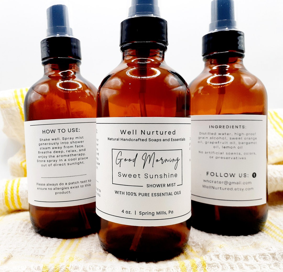 Natural Shower Spray, Aromatherapy Shower Steamer, Shower Mist ...