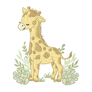 Giraffe Embroidery - Etsy