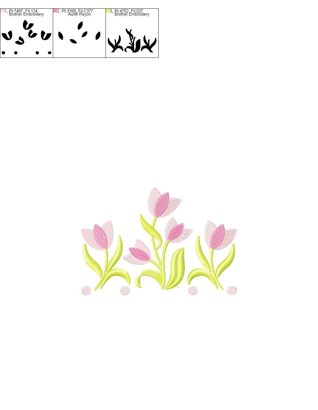 Flower Embroidery Designs File Formats in Pes Dst Jef Xxx - Etsy