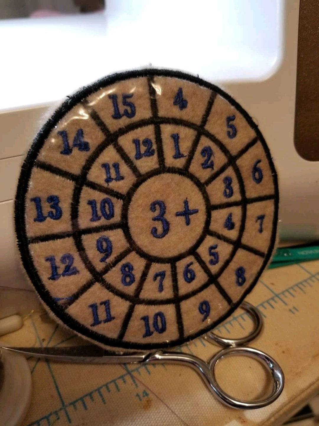 Maths Addition Plus Wheels Embroidery Design 1-20 Circle Charts ...