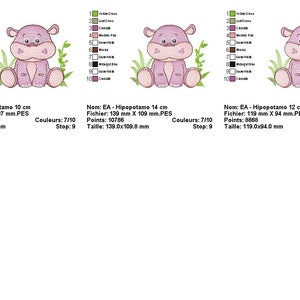 Jungle Safari Baby Animals Machine Embroidery Design 3 Sizes, File ...