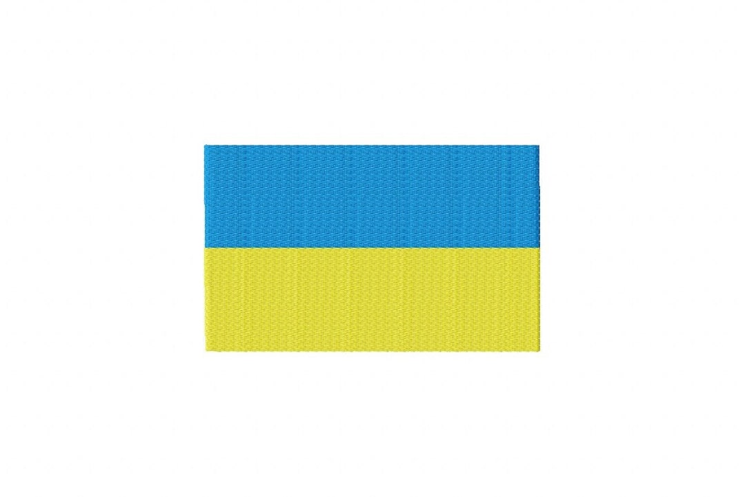 Ukraine Flag Embroidery Designs File Formats in Pes, Dst, Jef, Xxx, Exp ...