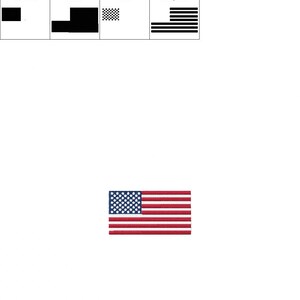 United States Flag Embroidery Design 5 Sizes , File Formats in Pes, Dst ...