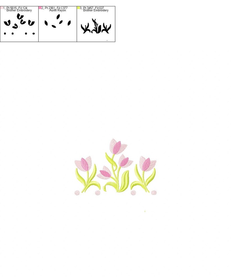 Flower Embroidery Designs File Formats in Pes Dst Jef Xxx - Etsy
